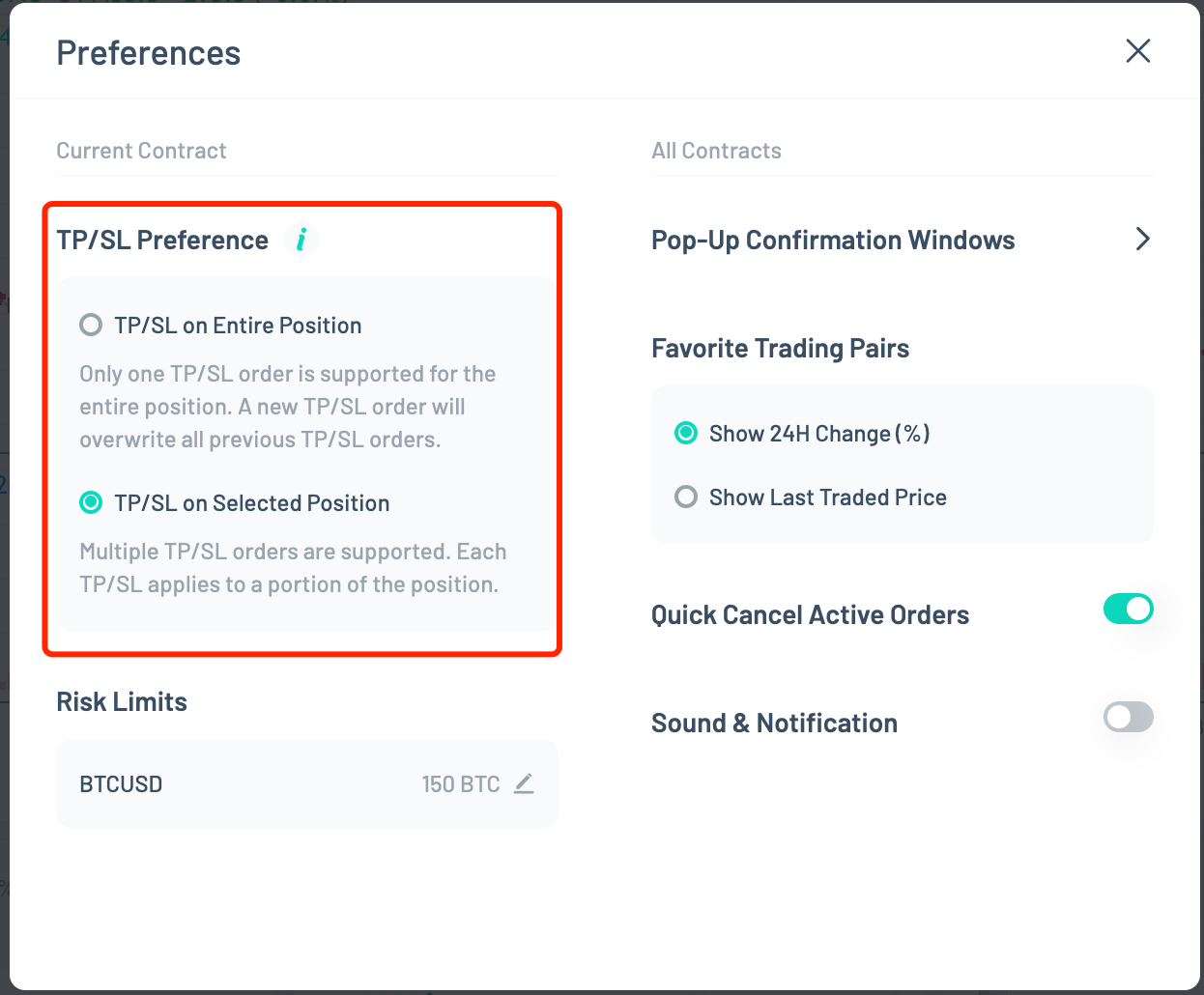 How to Set Up and Modify your TP/SL – ZOOMEX